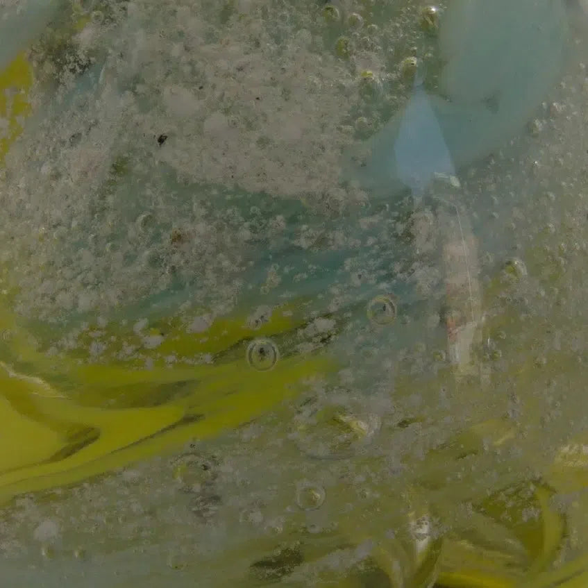 Cremation Ashes into Glass Wave Sculpture